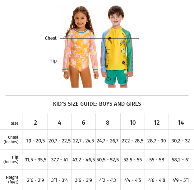 Size Guide – Agua Bendita US